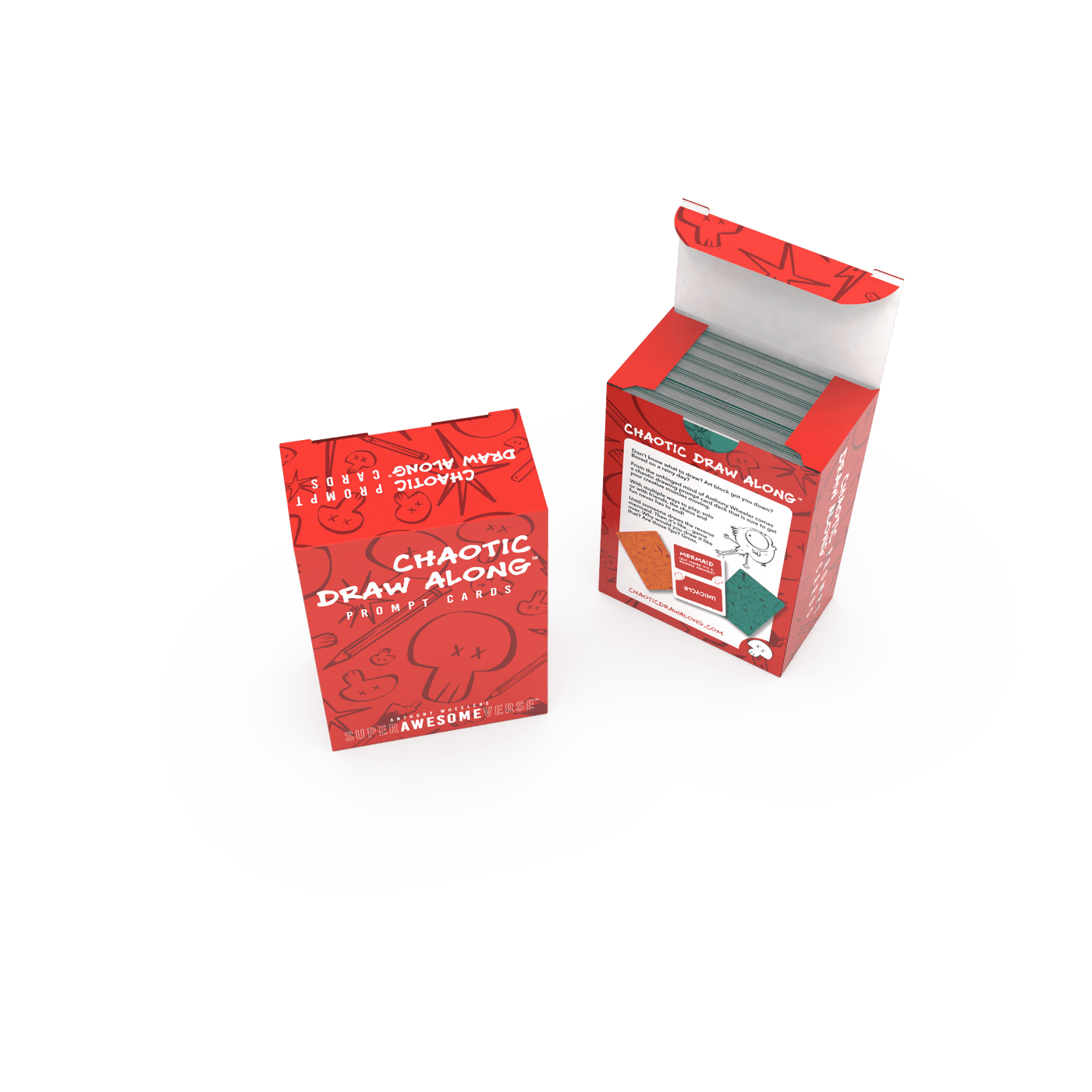 Chaotic Draw Along - Prompt Card Deck