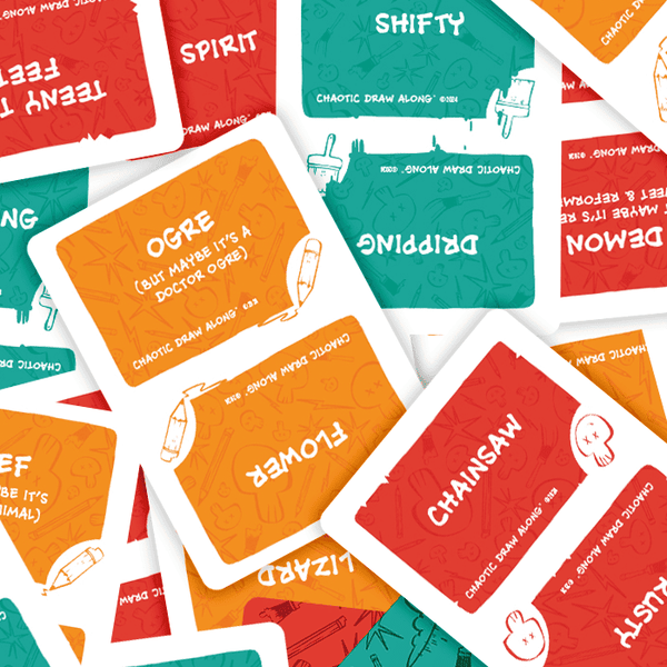 Chaotic Draw Along - Prompt Card Deck