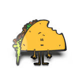Enamel Pin: Walking Taco