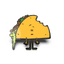 Chaotic Draw Along - Enamel Pin: Walking Taco